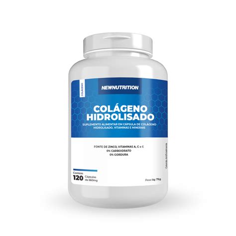 Colágeno Hidrolisado 120 Cápsulas NewNutrition
