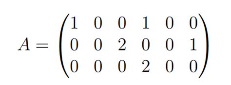 machine learning sparse matrix