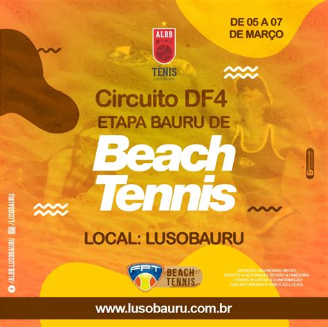 Luso Bauru Se Prepara Para Inaugurar A Arena De Beach Tennis E Receber