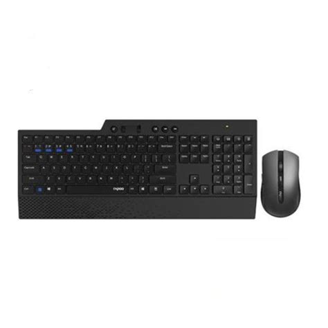 Teclado E Mouse Sem Fio Rapoo 8200T ABNT2 KaBuM