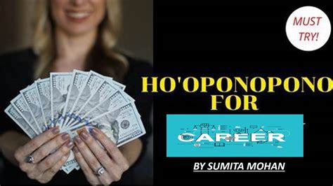 HO OPONOPONO FOR CAREER YouTube