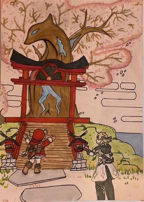 Klee And Albedo On A Trip In Inazuma Genshin Impact HoYoLAB