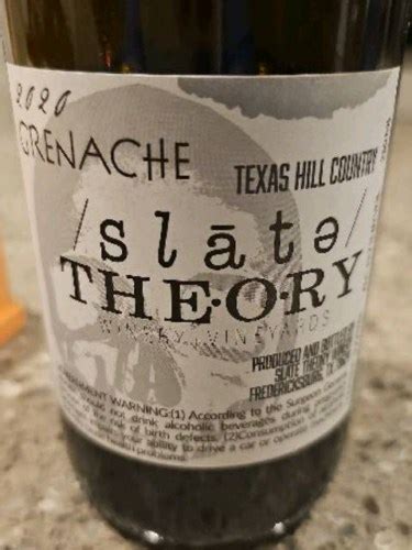 Slate Theory Grenache Vivino Us