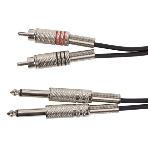 MUSIC STORE Audiokabel Stereo 3 M Cinch 6 3 Mm Klinke MUSIC STORE