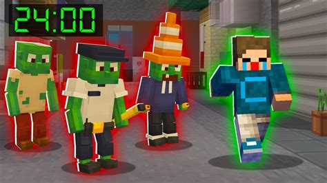 24H SOBREVIVENDO NO APOCALIPSE ZUMBI NO MINECRAFT YouTube