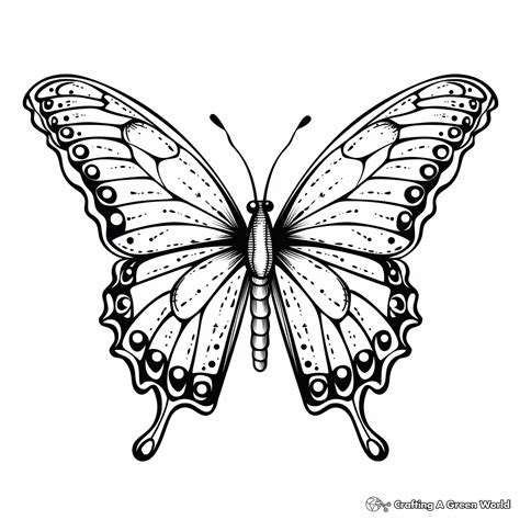 Butterfly Coloring Pages Free Printable