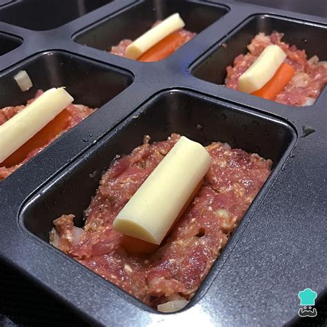 Bolo de carne moída recheado sem glúten