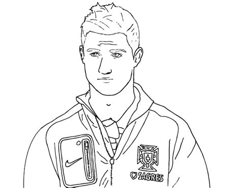 Cristiano Ronaldo Dibujos Para Colorear Dibujo De James Rodriguez My