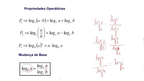 Propriedades Dos Logaritmos YouTube