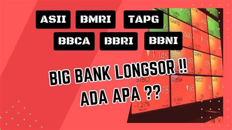 Analisa Saham ASII BMRI TAPG BBCA BBRI BBNI YouTube