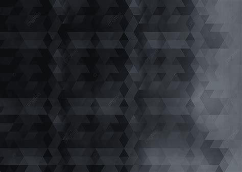 Low Polygon Black Triangle Background Stereoscopic Depth Low Poly