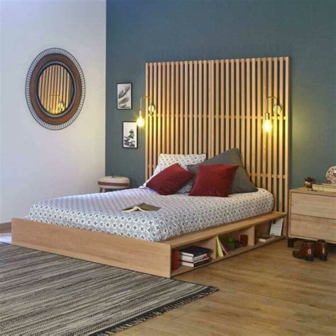 23 têtes de lit en tasseaux de bois pour la chambre