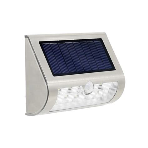 Aplique Pared Solar Led W Wall Con Sensor Movimiento