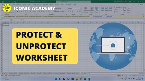 How To Protect Unprotect Worksheet In Ms Excel Iconic Academy