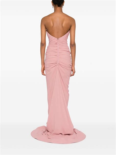 Ana Radu Vestido De Fiesta Strapless Estilo Corset Farfetch