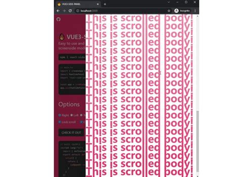 Sidebar Menu Drawer Using Vue 3
