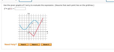 solved use the given graphs of fand g to evaluate the