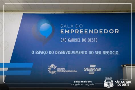 Sala do Empreendedor em São Gabriel do Oeste ganha nova identidade