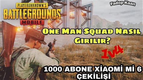 One Man Squad Nasıl Girilir 1v4 PUBG MOBİLE YouTube