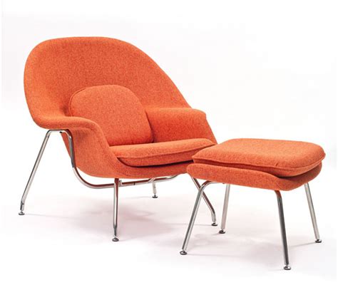 Orange Tweed Womb Chair By Eero Saarinen Chairblog Eu