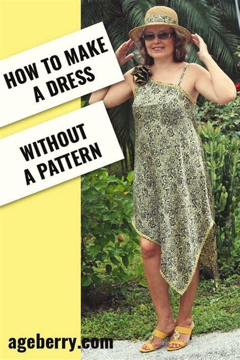 How To Make A Dress Without A Pattern Fashion Sewing Projects Dress
