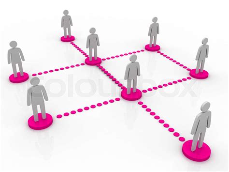 Business Netzwerk Stock Bild Colourbox