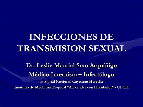 PPT INFECCIONES DE TRANSMISION SEXUAL PowerPoint Presentation Free