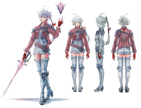 Alisaie Concept Art Final Fantasy XIV Endwalker Art Gallery