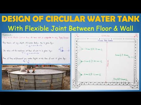 Design Of Circular Water Tank With Flexible Base Hindi Design Of