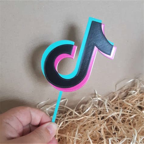 Fichier Stl Dessus De G Teau Tiktokdesign Imprimable En D