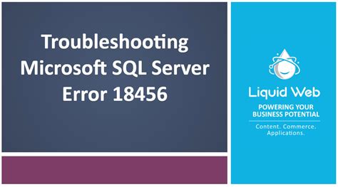 Mssql Error Causes And Solutions For Login Failed For User
