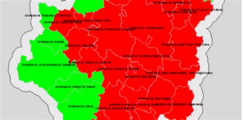 Mapa de índice de riesgo de incendios forestales 19 01 2019