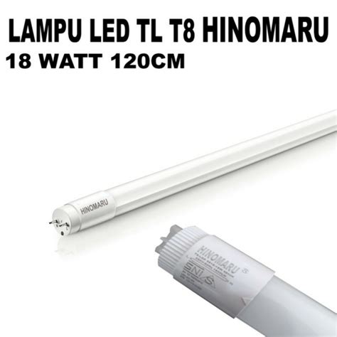 Jual Lampu TL T8 LED 18 Watt Putih Panjang 120cm MYVO HINOMARU T8