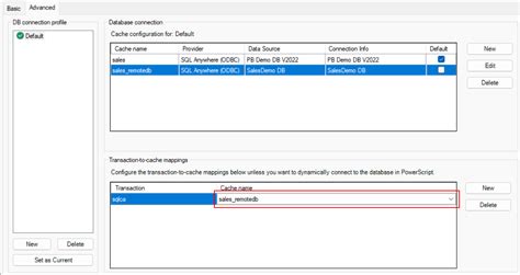 Configuring The Database Connection PowerServer 2022 R2 Help