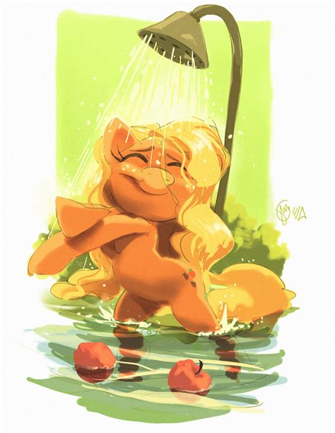 286007 Safe Artist Edtropolis Applejack Earth Pony Pony G4