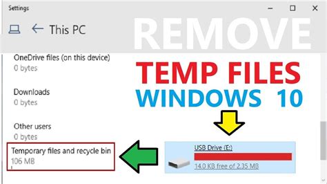 Remove Temp Files Windows 10 Clean Up Trash And Free Up Disk Space