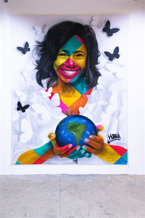 A Tela De Eduardo Kobra Feita Em Homenagem A Gloria Maria Brazil