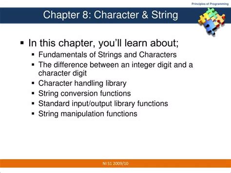 ppt chapter 8 character and string powerpoint presentation free download id 2922493