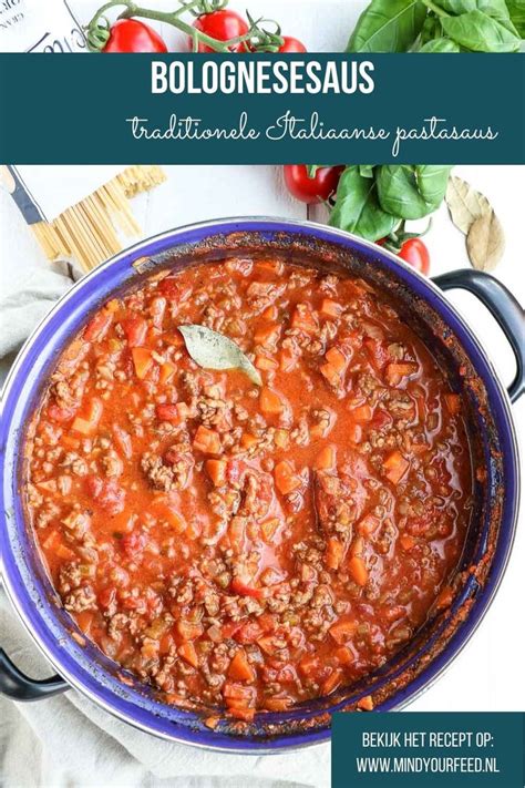 Bolognesesaus Klassieke Italiaanse Pastasaus Mind Your Feed
