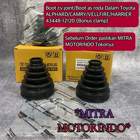 Jual Boot Cv Joint Boot As Roda Dalam Toyota Alphard Camry Vellfire