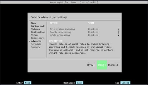 Installing The Veeam Agent For Linux