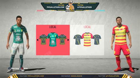 Fifa Ratings Kits Liga Bbva Mx Mexico Youtube