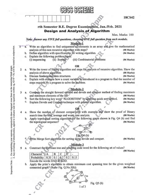 18cs42 design and analysis of algorithms pdf mathematical analysis mathematical concepts