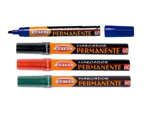 Marcador Permanente Punta Biselada Artel Mas Que Papel