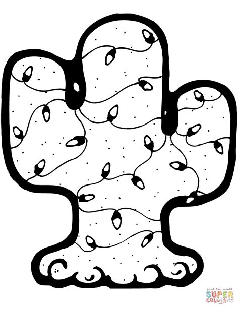 Free Printable Christmas Lights Coloring Pages Free Printable