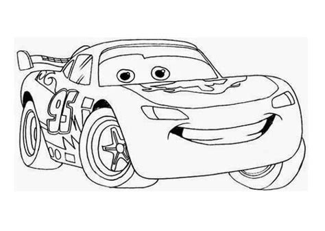 Desenhos de Relâmpago Mcqueen Grátis para Colorir e Imprimir