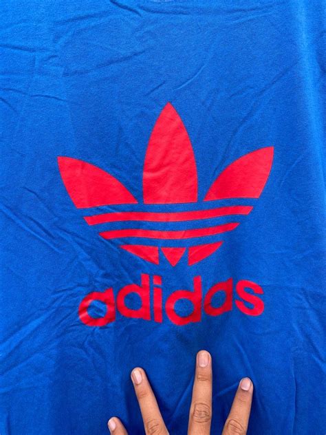 Kaos Adidas Trefoil Second Original Fesyen Pria Pakaian Atasan Di