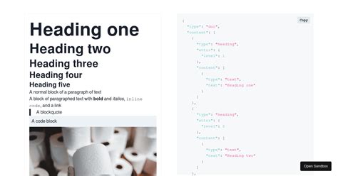 Prosemirror React Components Forked Codesandbox