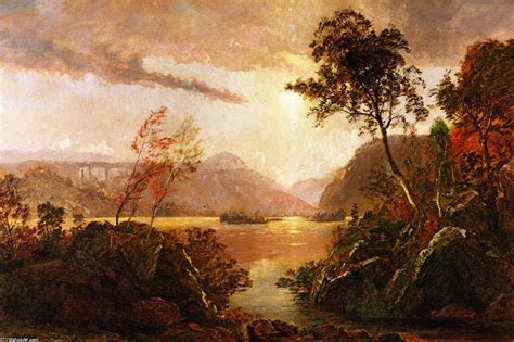 Museum Art Reproductions Gates Of The Hudson By Jasper Francis Cropsey