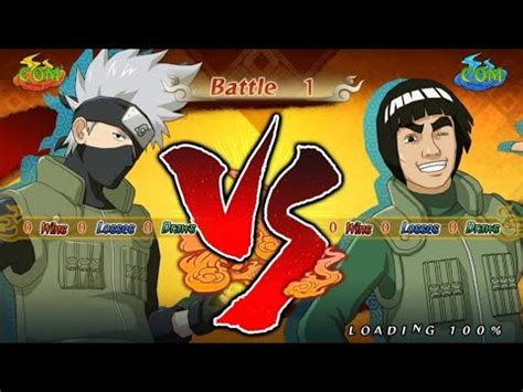 Kakashi Vs Guy Who S Win Naruto Shippuden Ultimate Ninja Strom 2